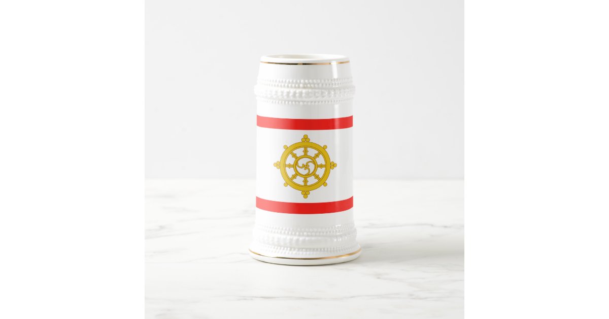 Kingdom of Sikkim Flag Beer Stein | Zazzle