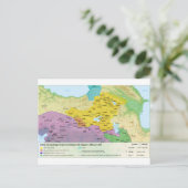 Kingdom of Urartu Map Between 680 and 610 BC Postcard | Zazzle