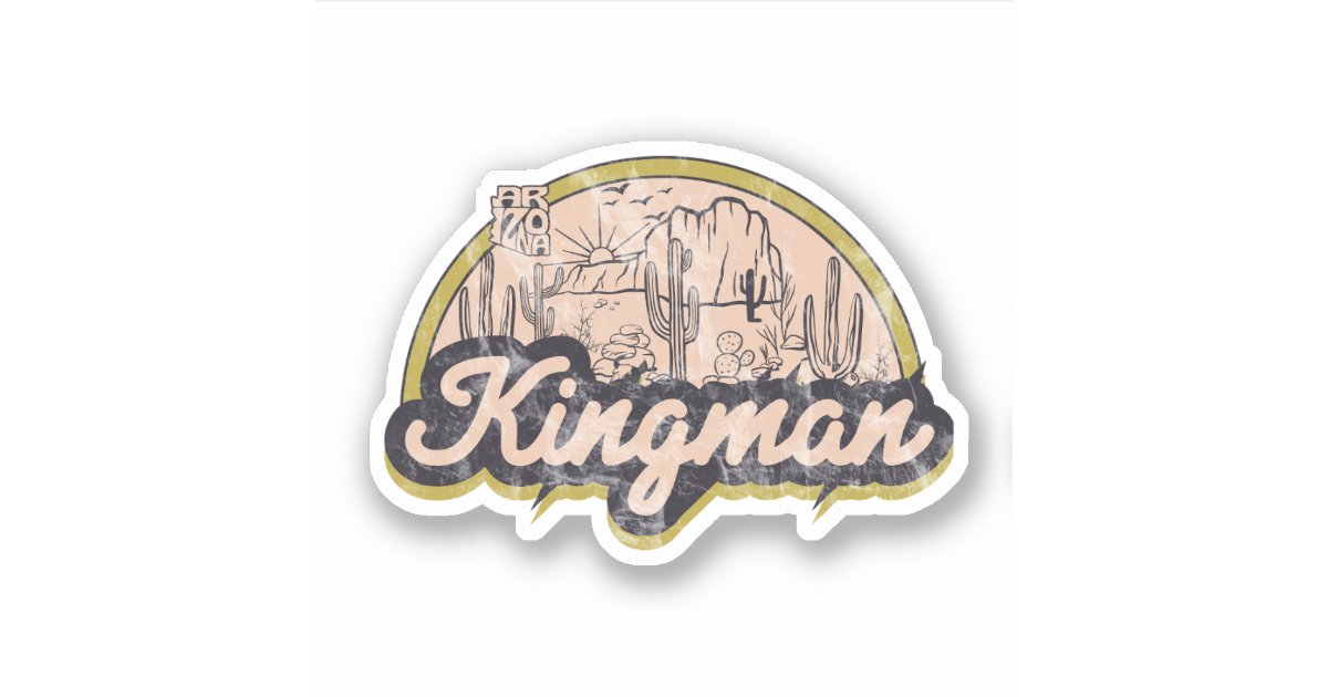 Kingman, Arizona Sticker | Zazzle