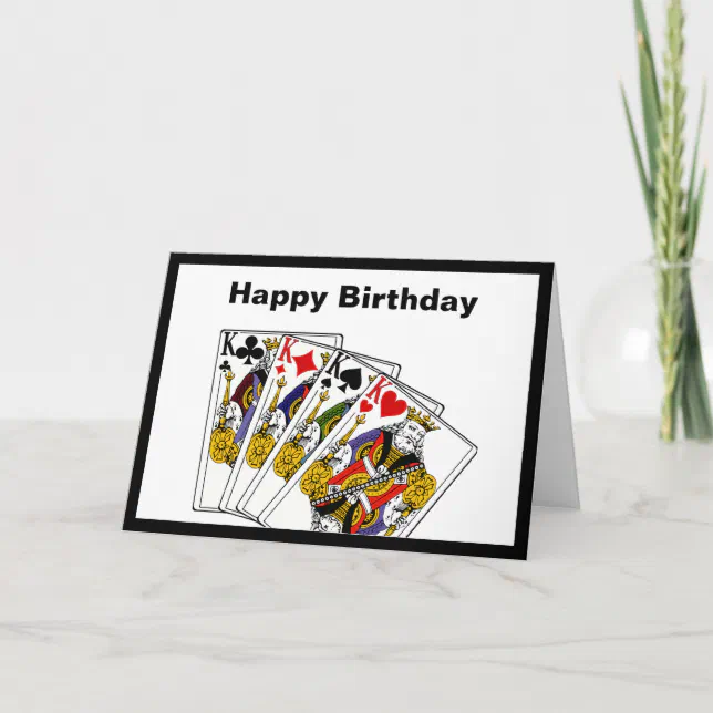 Kings Birthday Greeting Card | Zazzle