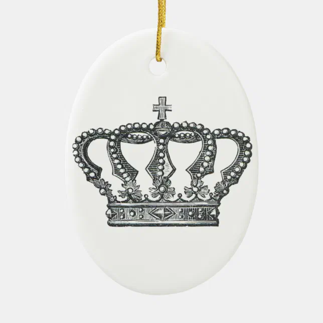 King's Crown Ceramic Ornament | Zazzle