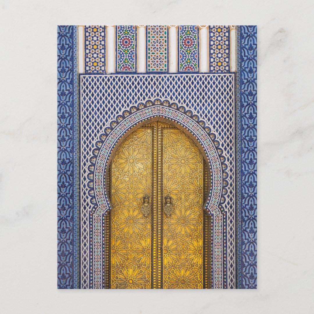 King'S Palace Ornate Doors Postcard | Zazzle