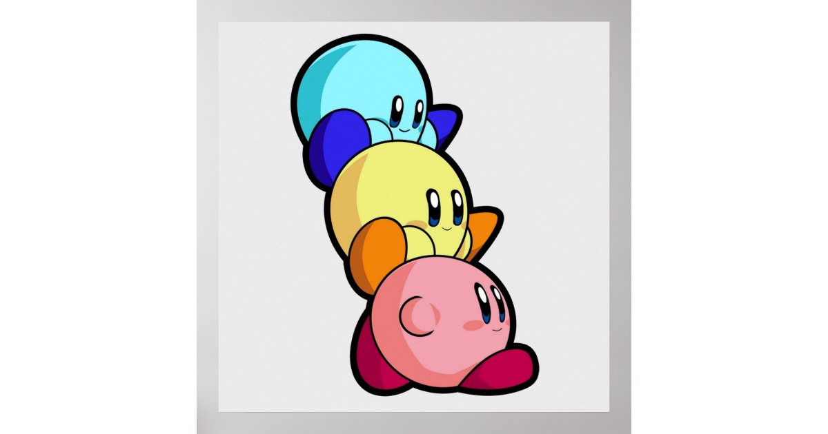 Kirby Stack Poster | Zazzle