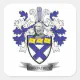 Kirkpatrick Family Crest Coat of Arms Square Sticker | Zazzle