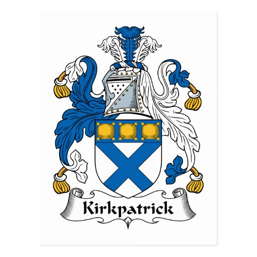 "Kirkpatrick Coat Of Arms" "Kirkpatrick Family Crest" Gifts on Zazzle