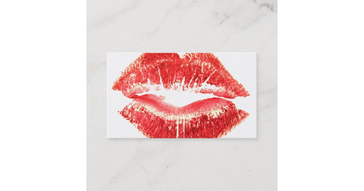Kiss Business Card | Zazzle