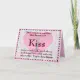 Kiss Coupon Card | Zazzle