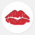 Kiss Love Kisses Small Classic Round Sticker | Zazzle