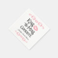 Kiss The Miss Goodbye Bridal Shower Napkins | Zazzle