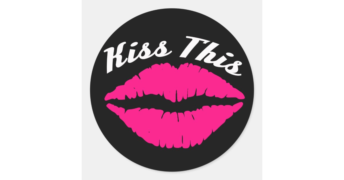 Kiss This Car Sticker | Zazzle