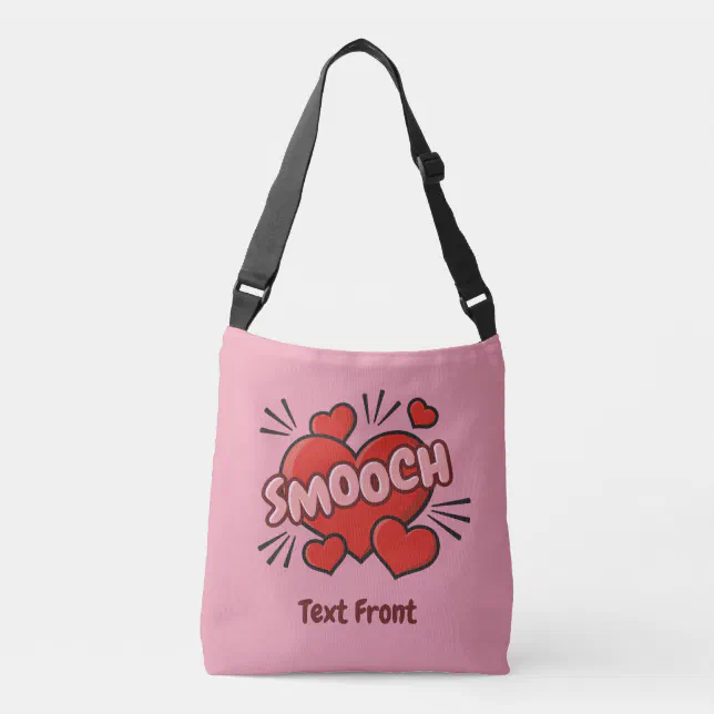 Kissing Comic Sound Effect Crossbody Bag | Zazzle