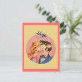 Kissing Couple Postcard | Zazzle