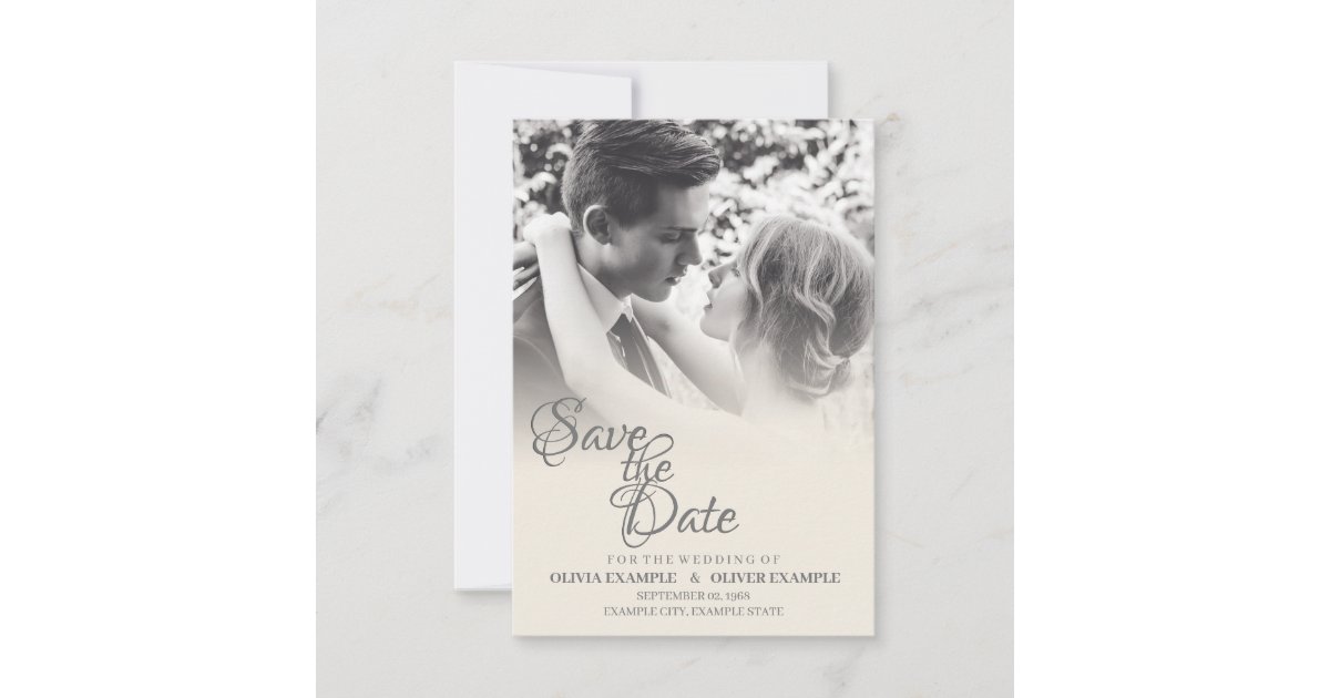 Kissing wedding couple in monochrome | Zazzle