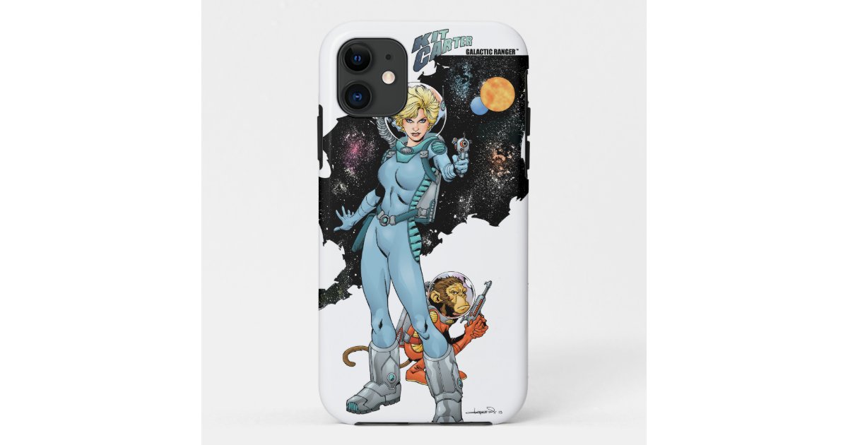 Kit Carter Galactic Ranger iPhone Case | Zazzle