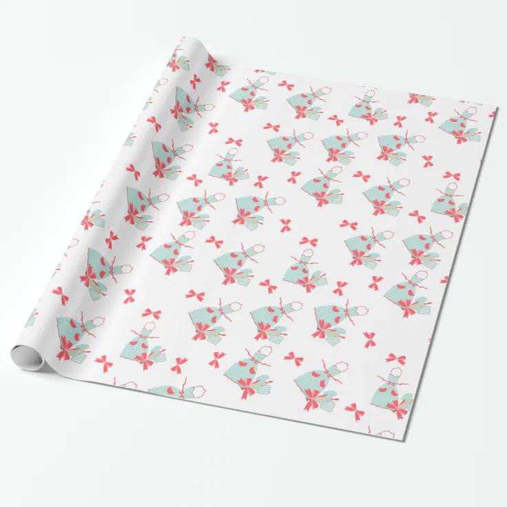 Kitchen Apron and Utensils Wrapping Paper | Zazzle