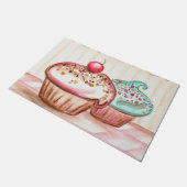 Kitchen Bakery Cupcake Rug Doormat | Zazzle