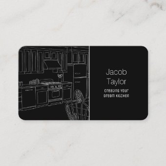 Kitchen Cabinets Business Card | Zazzle