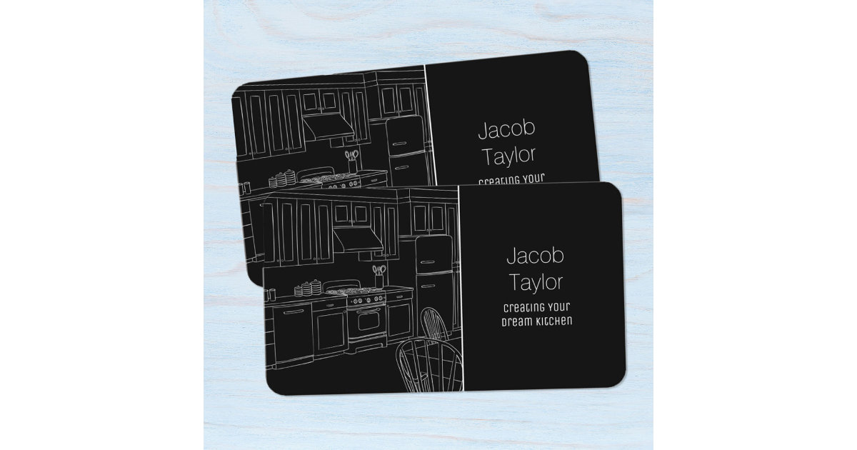 Kitchen Cabinets Business Card | Zazzle