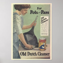 Kitchen Cleaning Poster | Zazzle