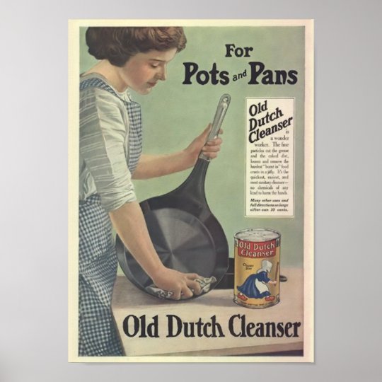 Kitchen Cleaning Poster | Zazzle.com