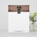 Kitchen Crock Rustic Wood Caterer Restaurant Food Letterhead | Zazzle