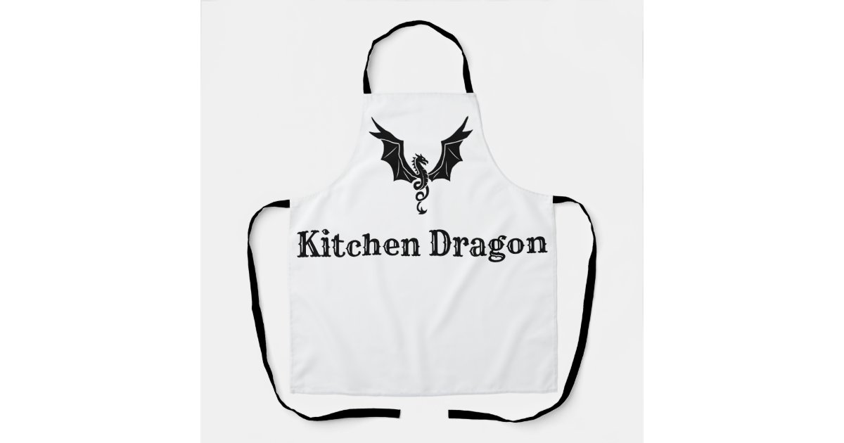 Kitchen Dragon Apron | Zazzle