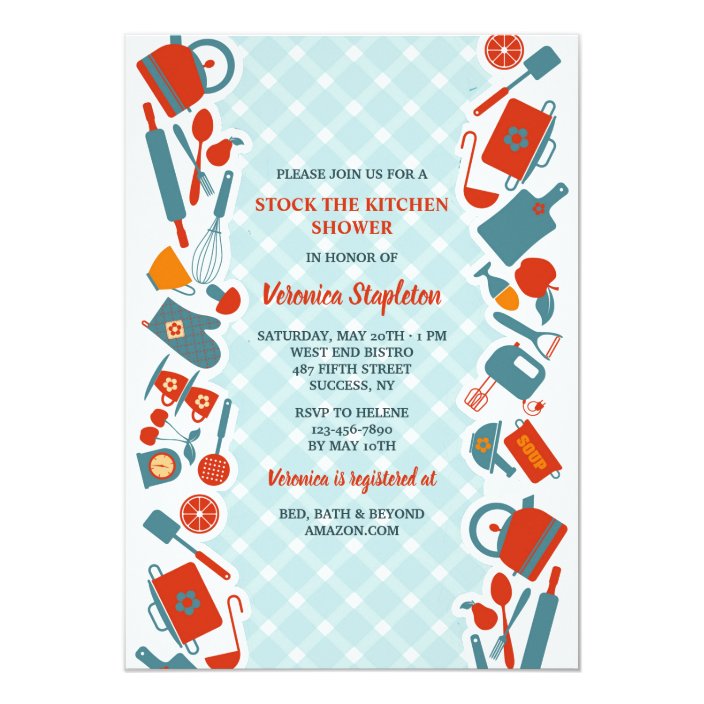 Kitchen Elements Invitation | Zazzle.com