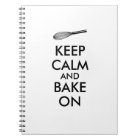 (Customizable) Baking Recipes Notebook | Zazzle.com