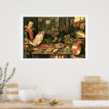 Kitchen Interior with a Maid Poster | Zazzle