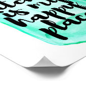 Kitchen Is My Happy Place Poster | Zazzle