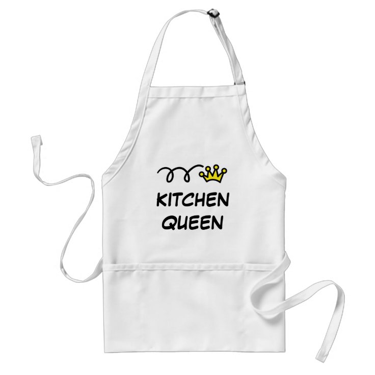 Kitchen Queen Aprons | Cooking and baking humor | Zazzle