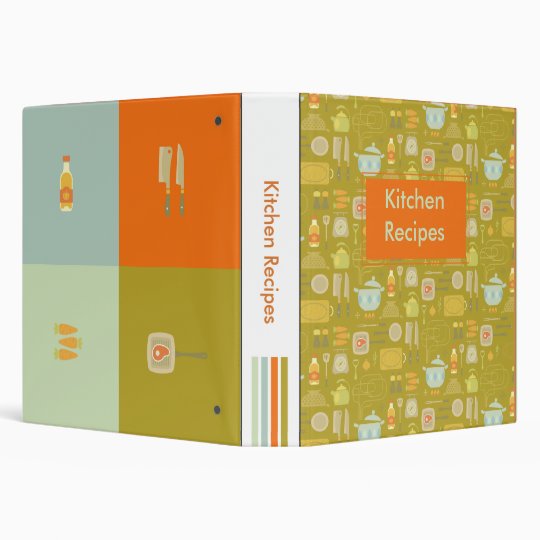 Kitchen Recipes Binder | Zazzle.com