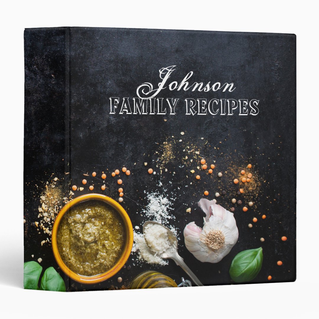 Kitchen Spices Recipe Binder | Zazzle