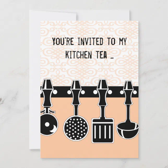 Kitchen Tea Invitation | Zazzle