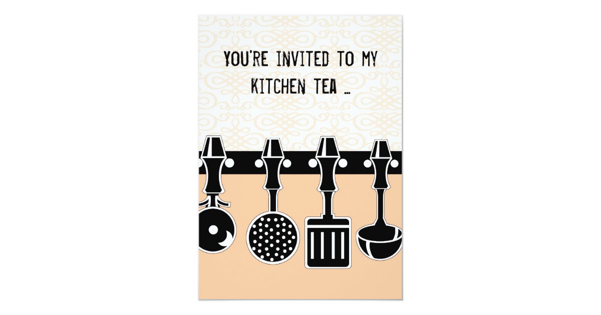 Kitchen Tea Invitation | Zazzle.com