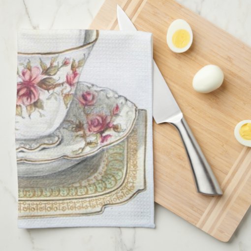 Kitchen Tea Time Tea Towel | Zazzle
