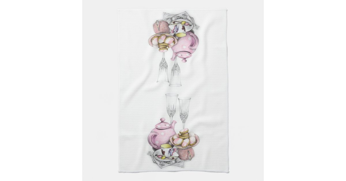 Kitchen Tea Time Tea Towel | Zazzle