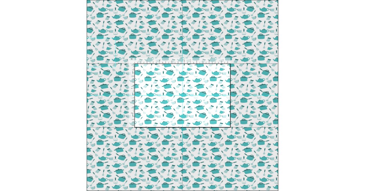 Kitchen Theme Fabric | Zazzle