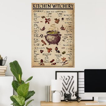 Kitchen Witchery Poster | Zazzle