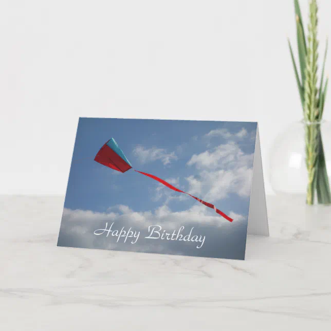 Kite Birthday Card | Zazzle