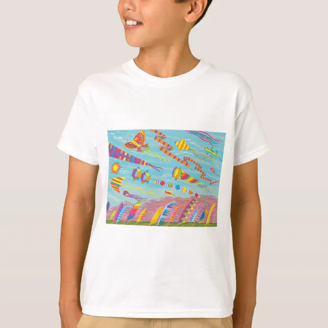 Kite Flying & Banners T-Shirt | Zazzle
