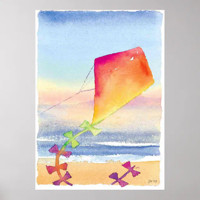 kite poster | Zazzle