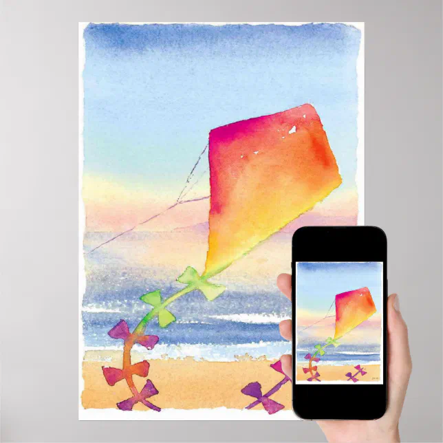 kite poster | Zazzle