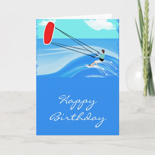 Kite Surfing Cards | Zazzle