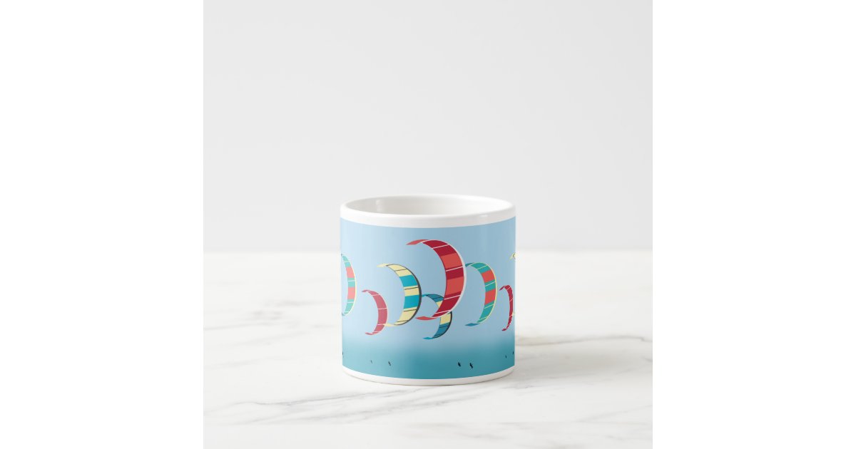Kite Surfing Espresso Cup | Zazzle