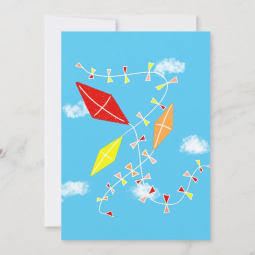 Kites in the Sky It`s a Boy Baby Shower Invitation | Zazzle