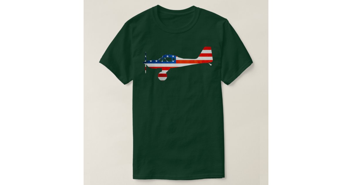 KitFox American Flag T-Shirt | Zazzle