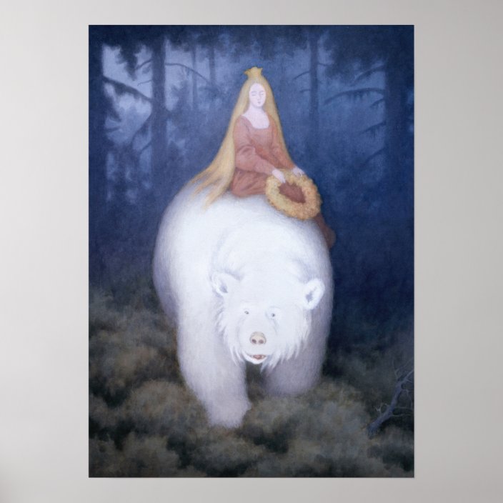 Kittelsen White-Bear King Valemon Fairytale XL Poster | Zazzle.com