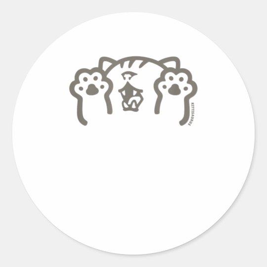 Kittisaurus Logo TShirt Classic Round Sticker | Zazzle.com