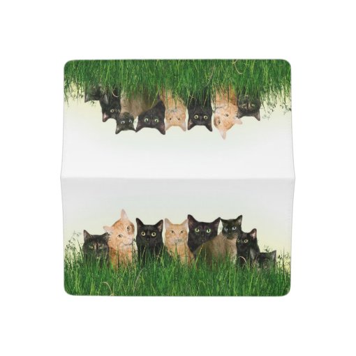 Kitty cat family checkbook cover | Zazzle